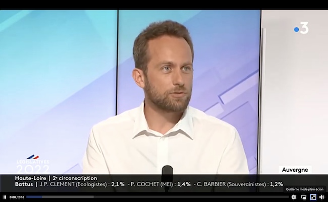 L'intervention de Nicolas Bonnet sur France 3 - IDÉES Pour Beaumont